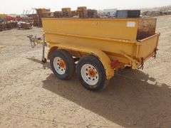 Custom 8ft T/A Dump Trailer Frame - J&J Auctioneers LLC