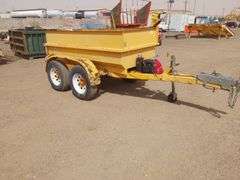 Custom 8ft T/A Dump Trailer Frame - J&J Auctioneers LLC