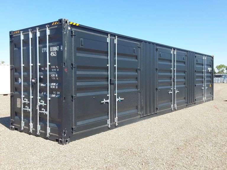 40ft High Cube Multi Door Container - J&J Auctioneers LLC