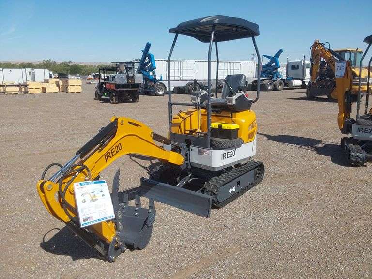 2025 IRE20 Mini Excavator - J&J Auctioneers LLC
