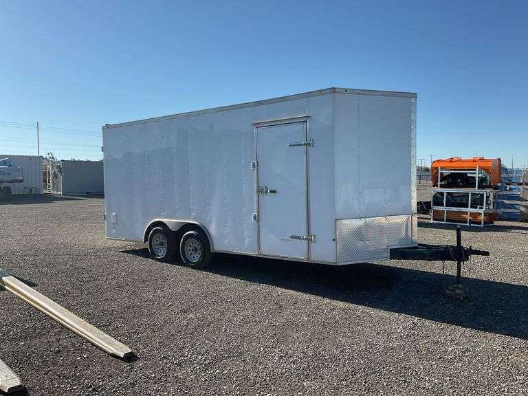 2019 Salvation 20 Ft T/A Enclosed Utility Trailer - J&J Auctioneers LLC