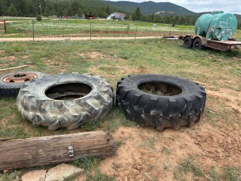 Qty 2 18.4-28 Tractor Tires - J&J Auctioneers LLC