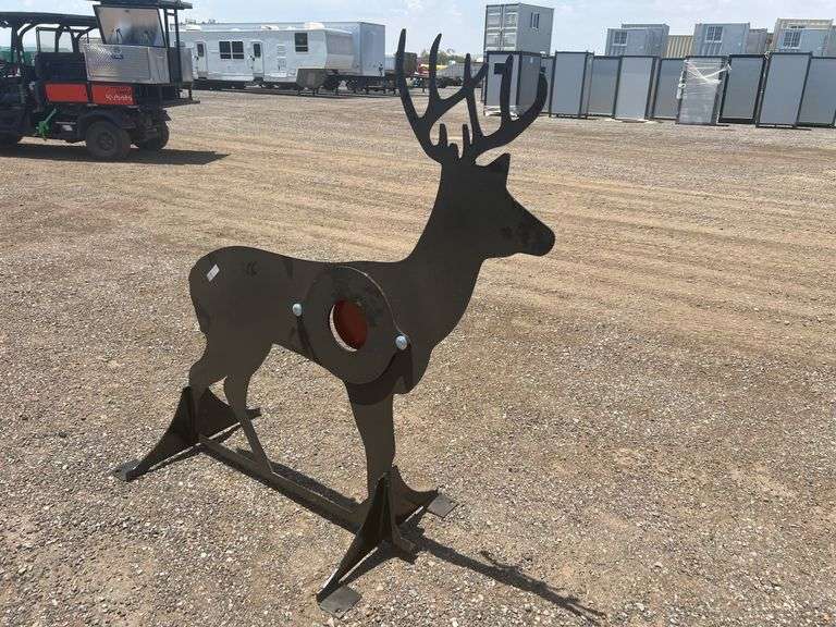 3/8 in. AR500 Steel Deer Shooting Target - J&J Auctioneers LLC