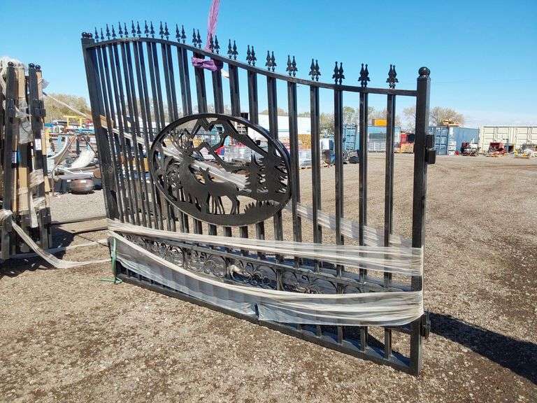 20ft Bi Parting Gate - J&J Auctioneers LLC
