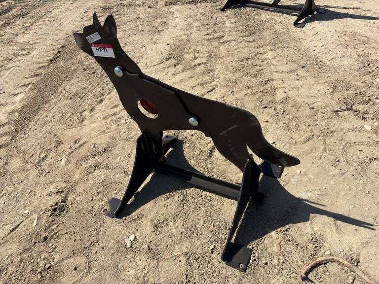 3/8" AR500 Steel Coyote Shooting Target W/ Heart Flapper - J&J ...