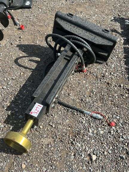 2025 GIYI GY-D45 Mini Skid Steer Post Driver - J&J Auctioneers LLC