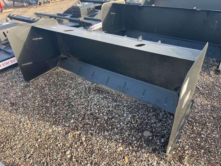 2025 JCT 84in Skid Steer Heavy Duty Pusher Box - J&J Auctioneers LLC