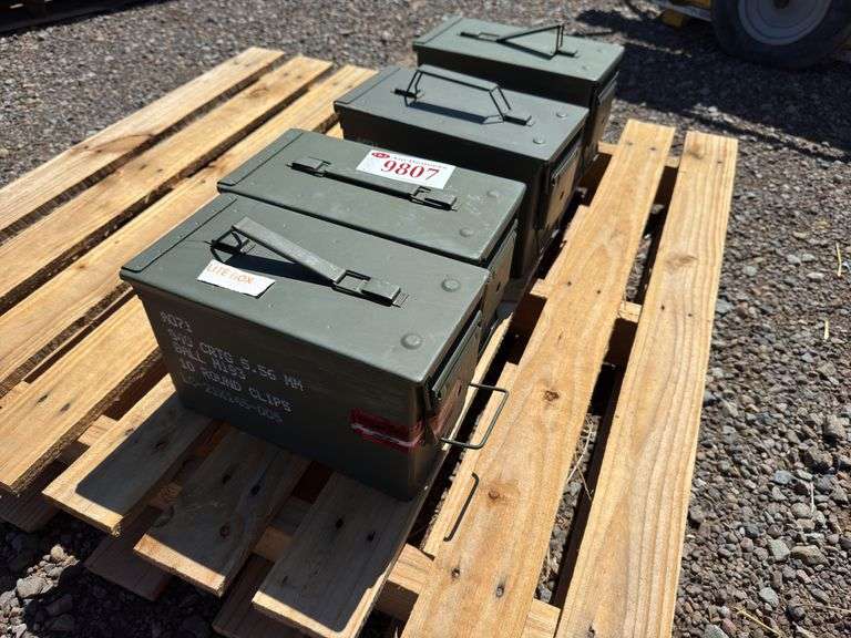 Qty (4) Ammo Boxes - J&J Auctioneers LLC