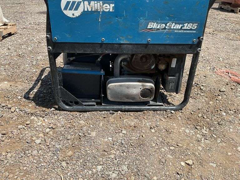 Miller Bluestar 185 Skid Mounted Welder - J&J Auctioneers LLC