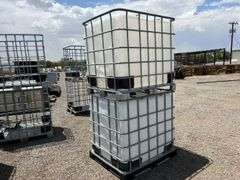 Qty Of (2) 275 Gal Basket Tanks - J&J Auctioneers LLC