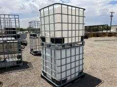 Qty Of (2) 275 Gal Basket Tanks - J&J Auctioneers LLC