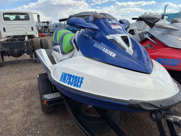 2002 Seadoo Bombardier Jet Ski - J&J Auctioneers LLC