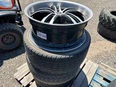 Qty (4) 22in Custom Boss Aluminum Rims - J&J Auctioneers LLC