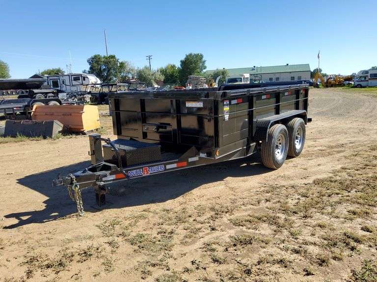 2025 Double A Trailers 12ft T/A Dump Trailer - J&J Auctioneers LLC