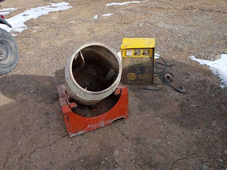 Kamak gas power cement mixer, napa 12v battery charger Raton NM - J&J ...
