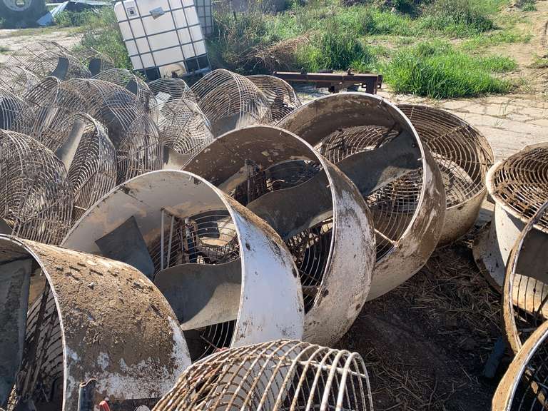 8 3' Plastic Cage Fans | Ready To Load | Sells as a package - Kreeger ...