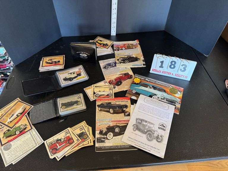 Antique Car Collector Cards - Kessler Auction & Realty Co., INC.