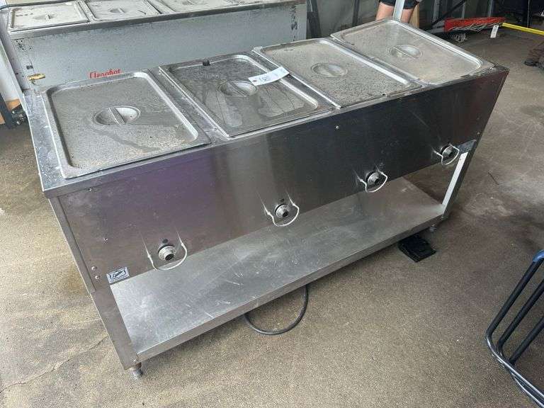 Duke stainless steel warmer/server - Kessler Auction & Realty Co., INC.