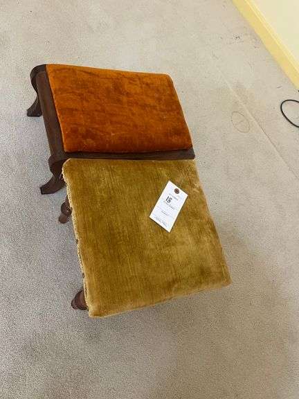 2 Foot Stools - Kessler Auction & Realty Co., INC.