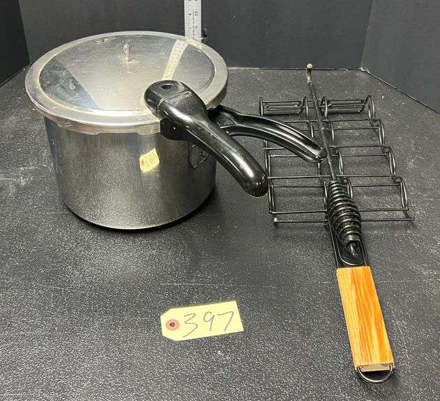 Pressure Cooker and Fry Basket - Kessler Auction & Realty Co., INC.