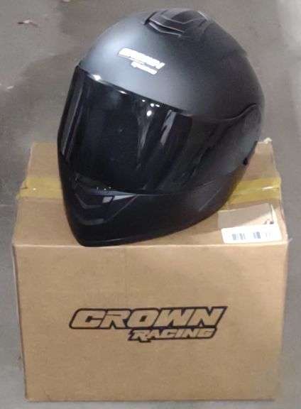 Crown Racing Full Face Flip Up Dual Visor Dot Adult Motorcycle Helmet ...