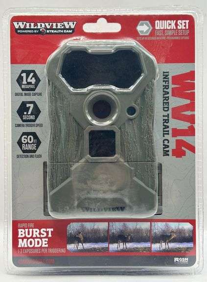 (DV) StealthCam Wildview WV14 Infrared Trail Camera - Kraft Auction ...
