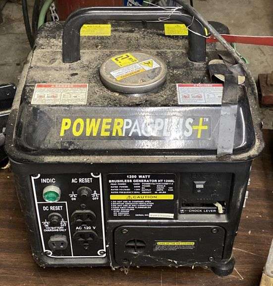 (E) Power PAC Plus HT1200L 1200W Brushless - Kraft Auction Service, LLC