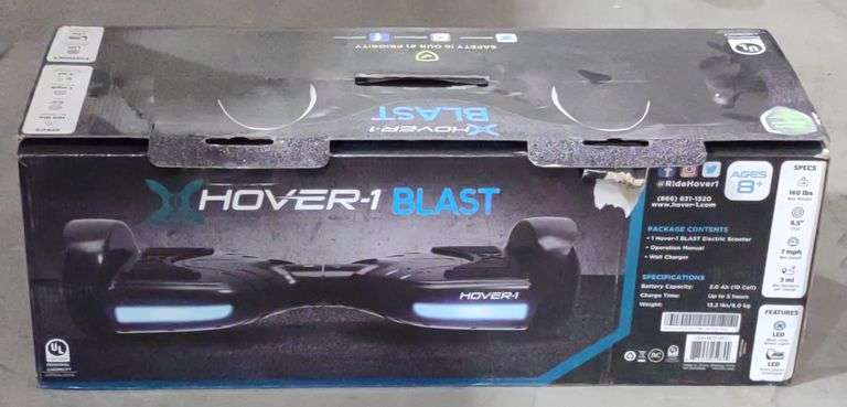 Hover-1 Blast Ultra Electric Scooter (Model HY-RM-ULTRA) - Kraft Auction Service, LLC