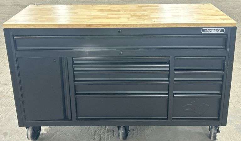 (CY) Husky 10-Drawer Mobile Workbench - Kraft Auction Service, LLC