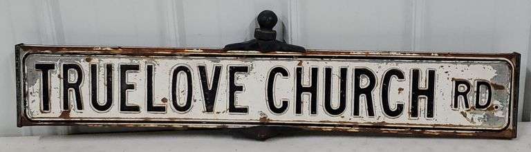 (S) Truelove Church Rd. Street Sign, Double Sided, 36" L - Kraft ...
