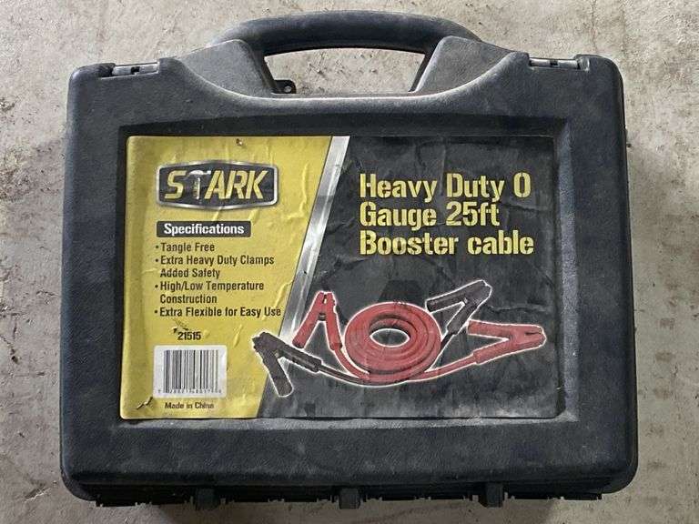 Stark Heavy Duty 25’ Booster Cables - Kraft Auction Service, LLC