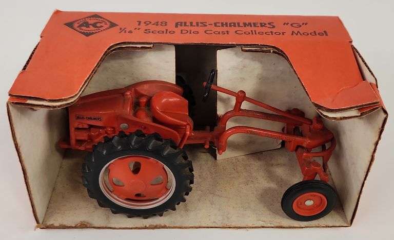1/16 Scale Models / Ertl Allis-Chalmers Model G Tractor - Kraft Auction ...