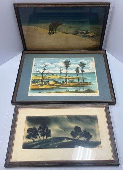 (S) Assorted Paintings Of The Wilderness. - Kraft Auction Service, LLC