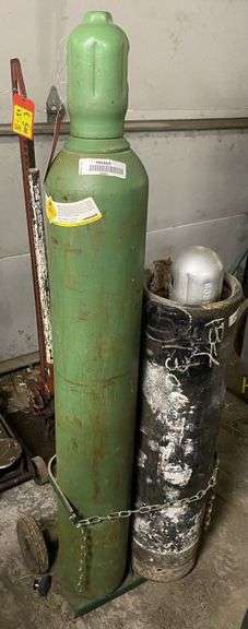 (E) Compressed Oxygen and Acetylene Welding Tanks - Kraft Auction ...