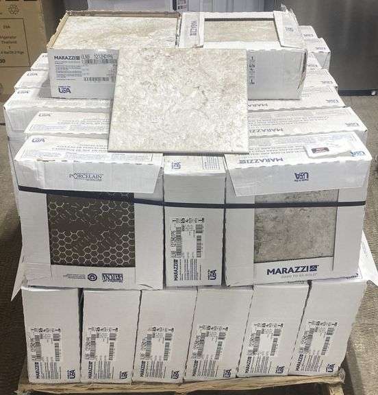 (CW) Marazzi PIAZZA TRAVISANO Porcelain Floor - Kraft Auction Service, LLC