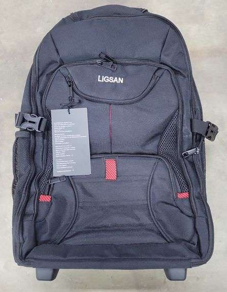 (ZZ) Ligsan Rolling Backpack Luggage Carrier - Kraft Auction Service, LLC