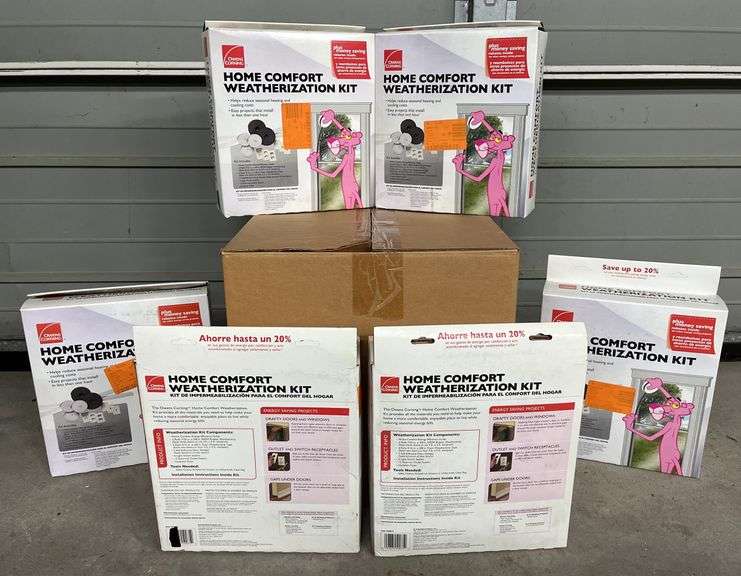 (R) Owen’s Corning 6 Home Comfort Weatherization Kits - Kraft Auction ...