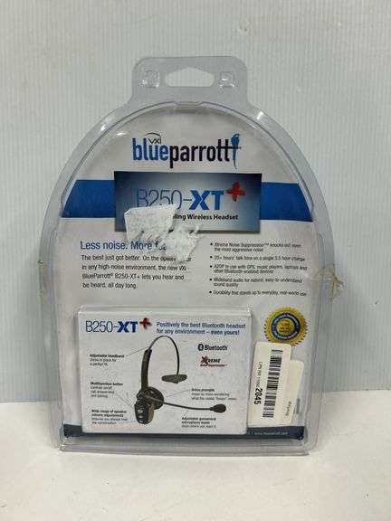 (R) Blue Parrot Wireless Headset B250-XT For Bluetooth Cellular Phones ...