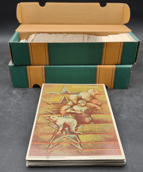 (Y) NFL Cardboard Collectors Signs & NFL/MLB Trading Cards - Kraft ...