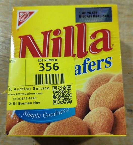 Nilla Wafer Die Cast Car #3 **Sealed Box** - Kraft Auction Service, LLC