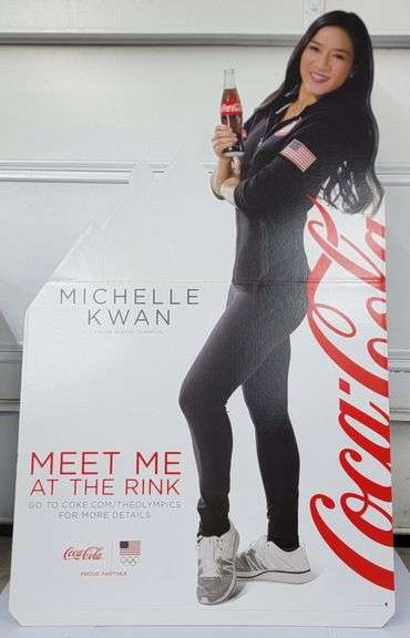 (O) Coca-Cola Michelle Kwan Stand Up - Kraft Auction Service, LLC