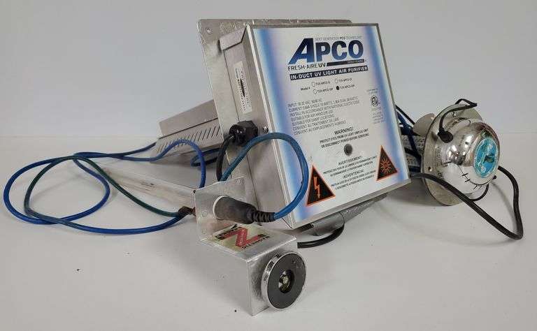 (AI) UV Light Air Purifiers, APCO Fresh-Aire UV In Duct model TUV-APCO ...