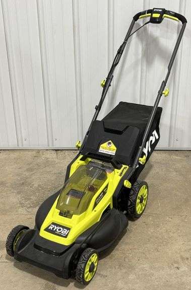 (CU) Ryobi ONE+ HP 18V 16" Walk Behind Push Lawn Mower - Kraft Auction ...