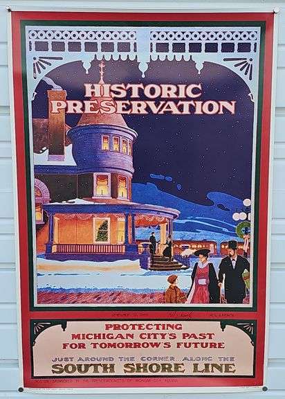 (S) Historical Preservation South Shore Line Poster (2002)(24"×36 ...