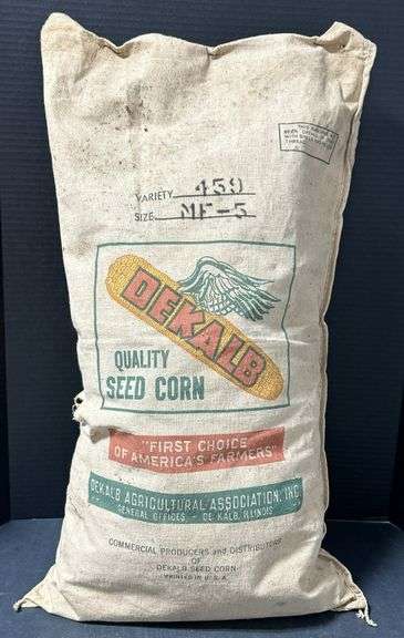 (AA) Dekalb Stuffed Seed Corn Bag - Kraft Auction Service, LLC