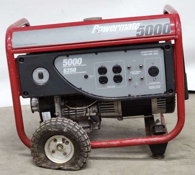 (AU) Powermate 5000 Generator - Kraft Auction Service, LLC