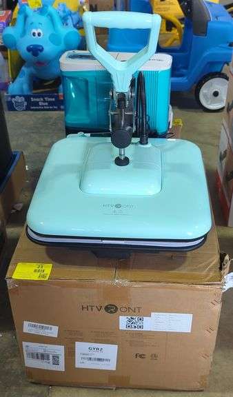 HTV R ONT Heat Press (Model HP502) - Kraft Auction Service, LLC
