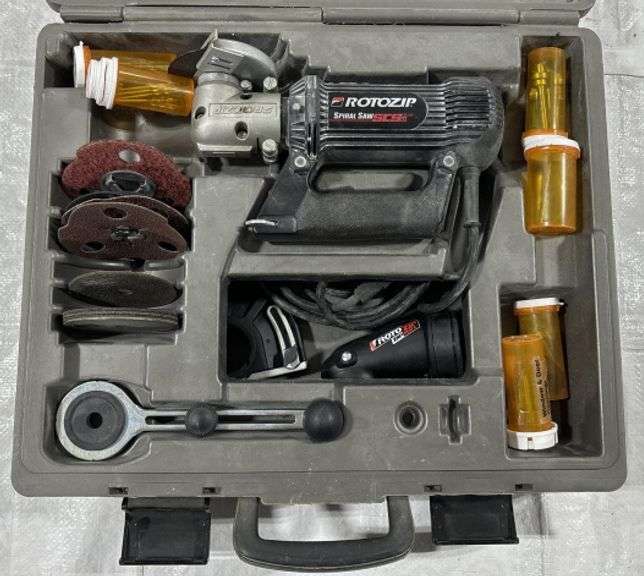 (L) Rotozip Spiral Saw SCS Model# 0586 - Kraft Auction Service, LLC