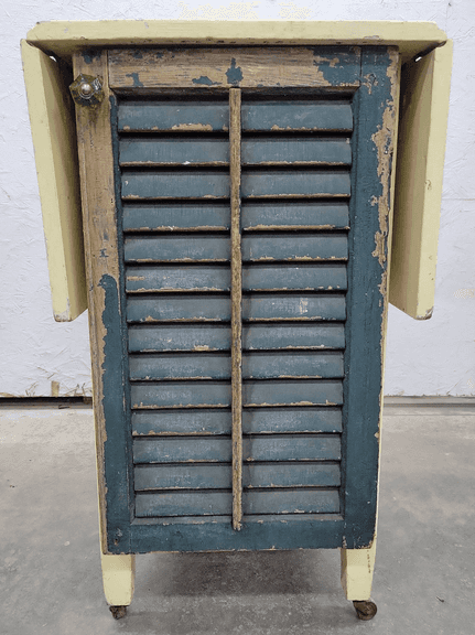 (CC) Kitchen Island Table Top Cabinet On Caster Wheels With Drop Down ...