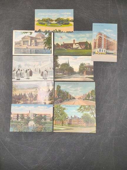 (S) Vtg. Illinois & Indiana Postcards - Kraft Auction Service, LLC